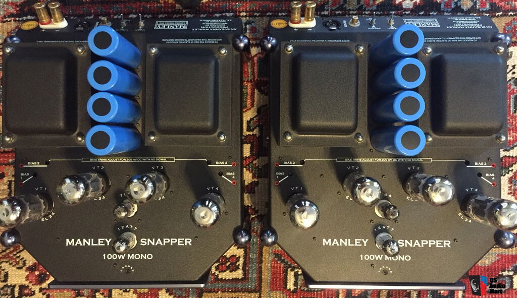 Manley Snappers w/ New Caps and Tubes Photo #979798 - UK Audio Mart