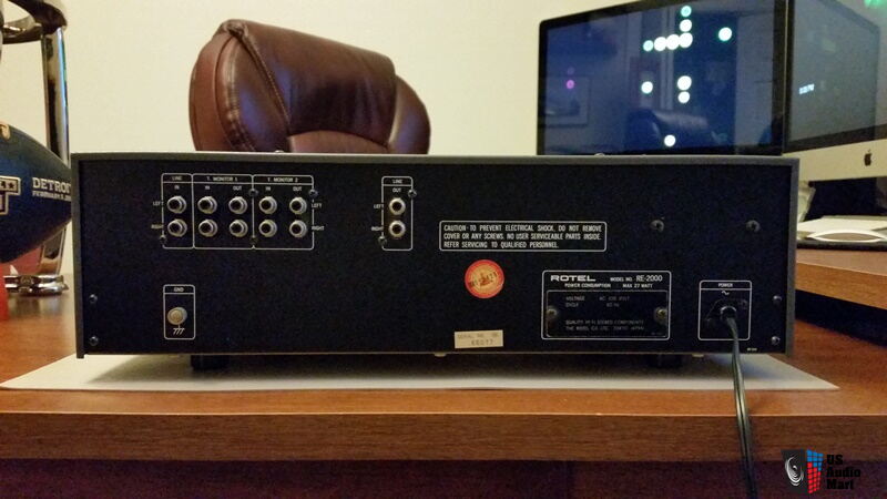 Rotel RE-2000 Equalizer • Rare Black Version Photo #984814 - UK Audio Mart