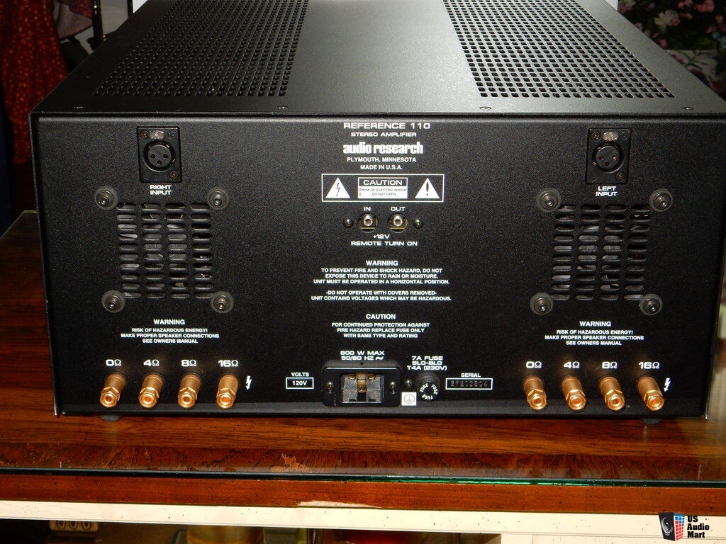 Audio Research Reference 110 vacuum tube power amplifier Photo #1183672 ...