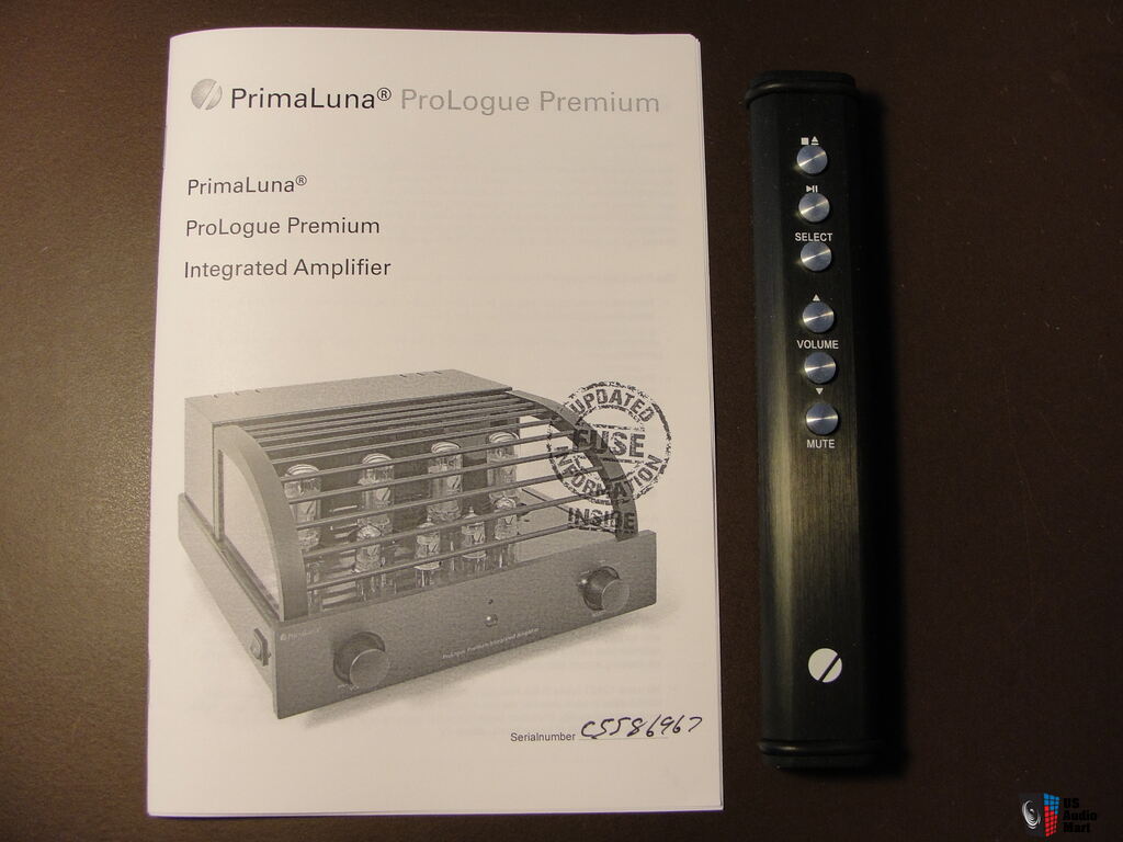PrimaLuna Prologue Premium Integrated Amplifier Photo #992987 - US ...